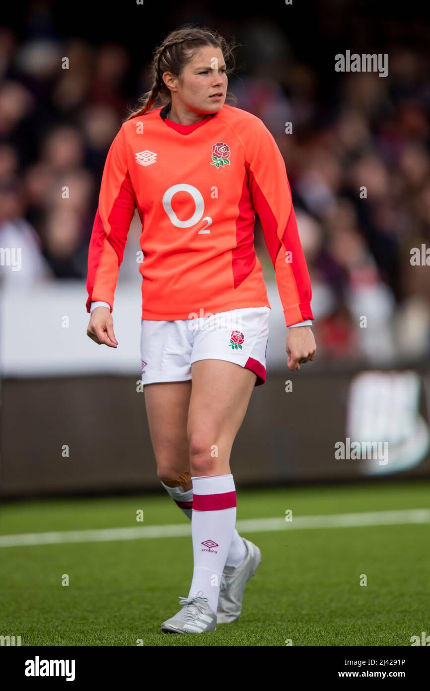 England women Jessica Breach during the TikTok Women's Six Nations ...