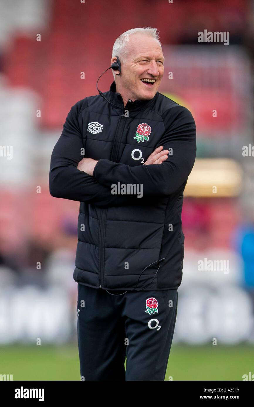 England Women head coach Simon Middleton during the TikTok Women's Six ...