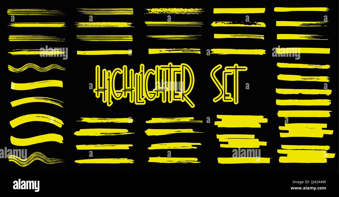 Lines marker hand underline Stock Vector Images - Alamy