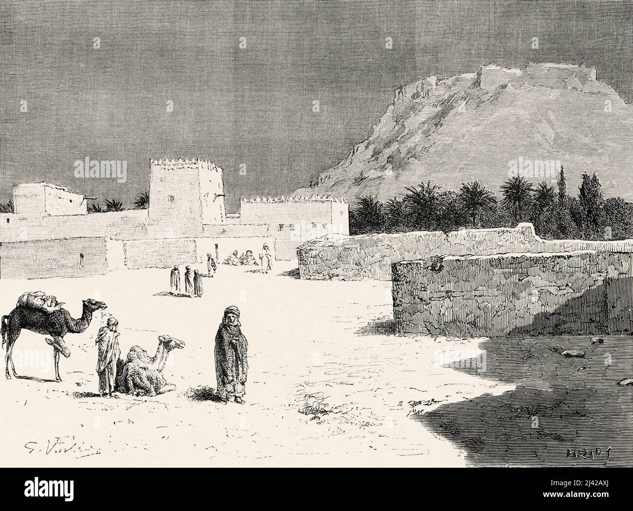 Kaf Palace. Kaf, Al Jawf Region, Saudi Arabia. Pilgrimage to Nedjed ...