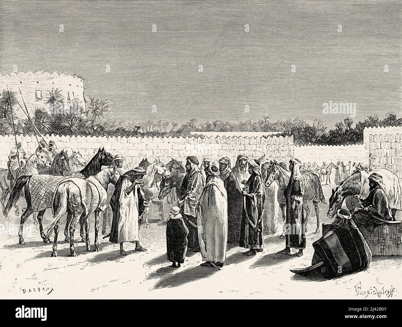 The stables of Hamoud Ibn Rashid, city of Hail, Saudi Arabia ...