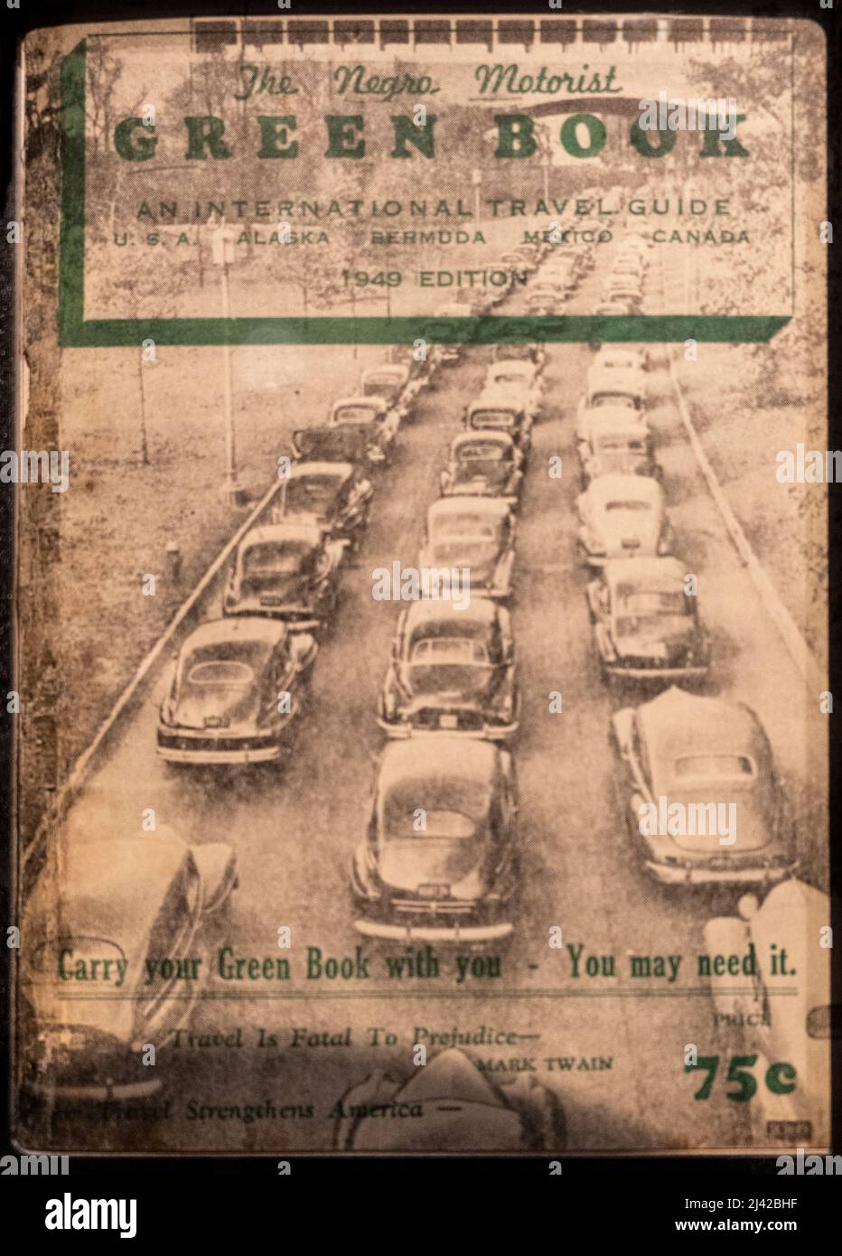 1949 edtion cover of the Green Book for negro's traveling by car across ...