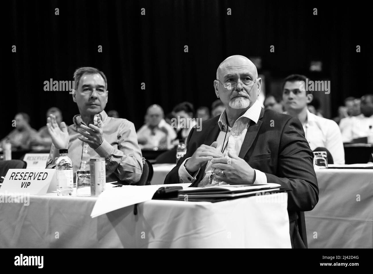 Johannesburg, South Africa - October 22, 2014: Delegates attending a ...