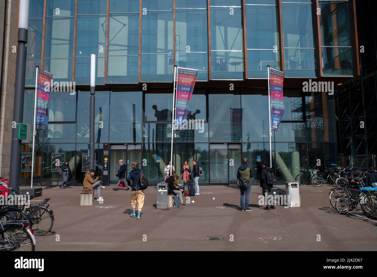 Entrance Of The OBA Oosterdok Library At Amsterdam The Netherlands 11-4 ...