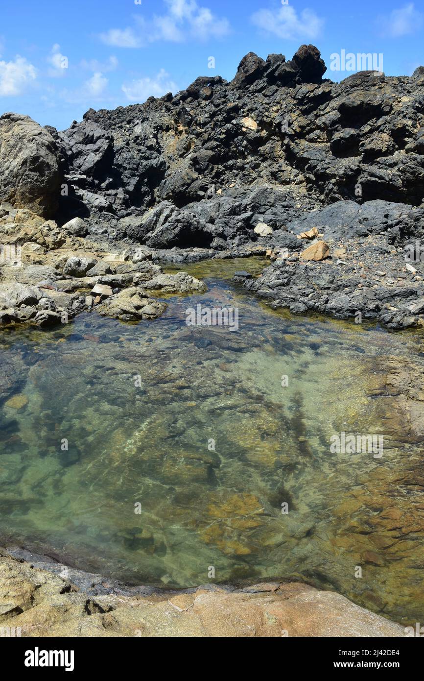 Lava rocks along tranquil hi-res stock photography and images - Alamy