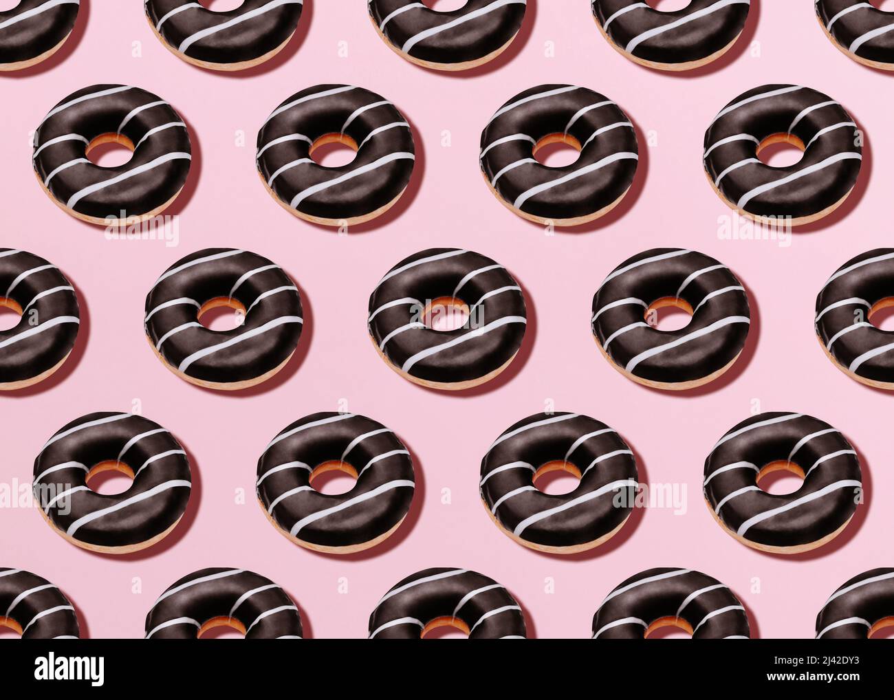 Seamless pattern donut icing hi-res stock photography and images - Alamy