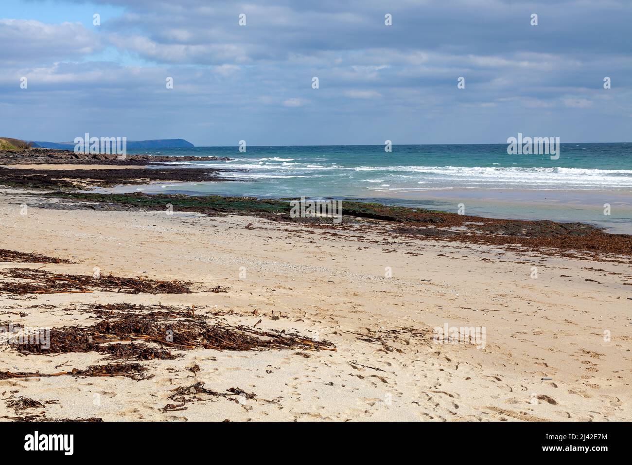 Beautiful Towan Beach near Portscatho on the Roseland Peninsula ...