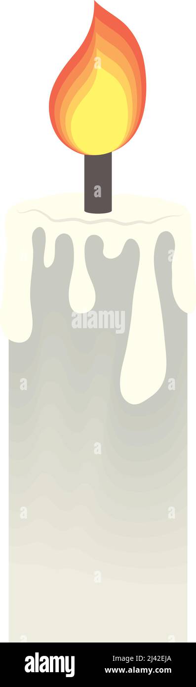 wax candle on fire icon Stock Vector Image & Art - Alamy
