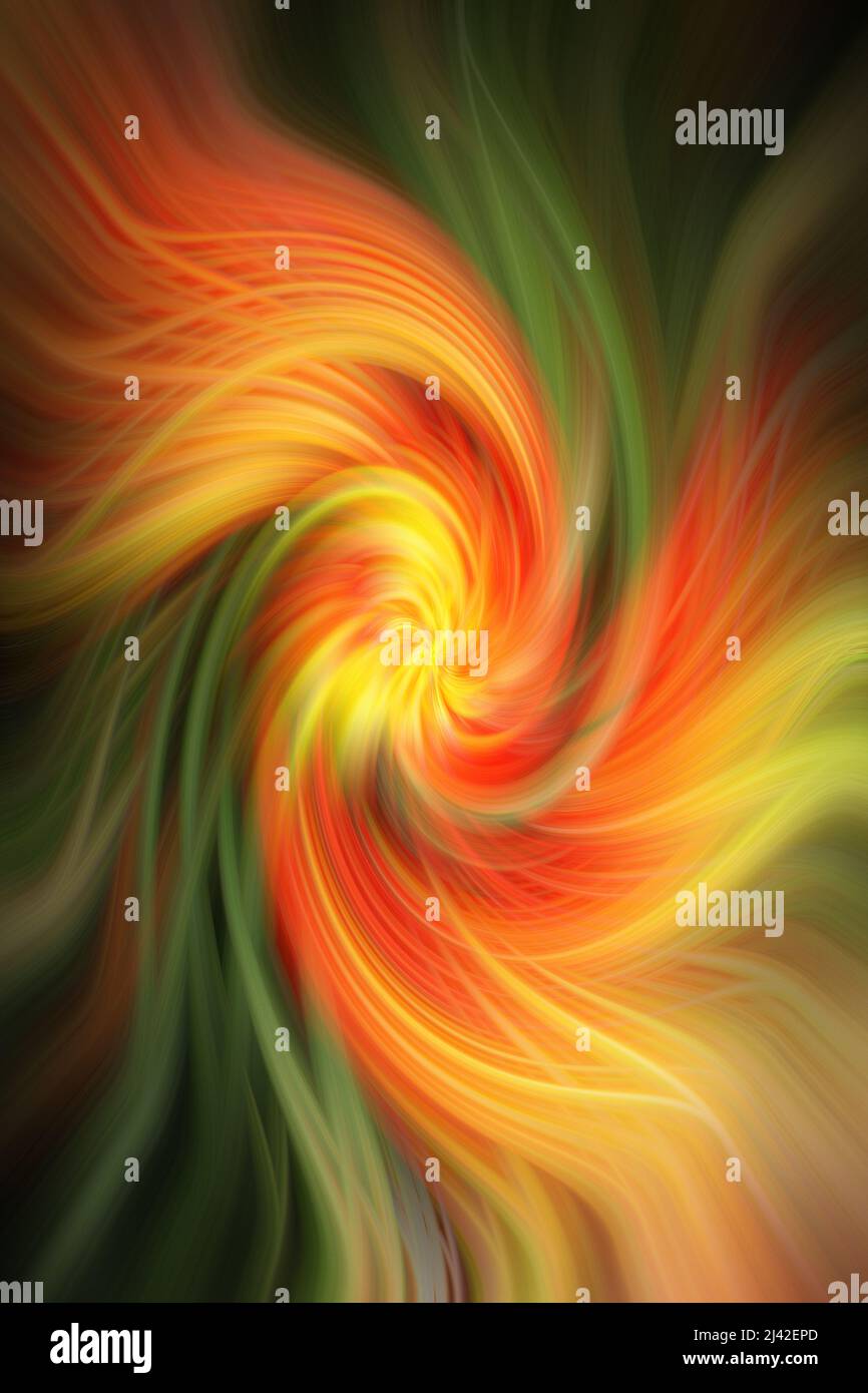 Abstract green yellow swirl hi-res stock photography and images - Alamy