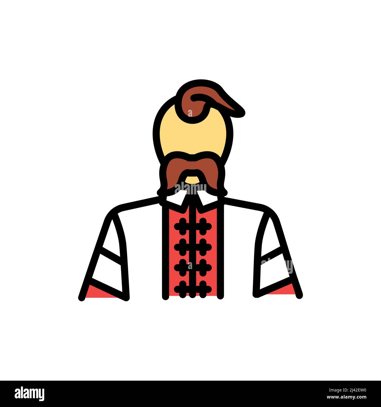 Cossack vector vectors hi-res stock photography and images - Alamy