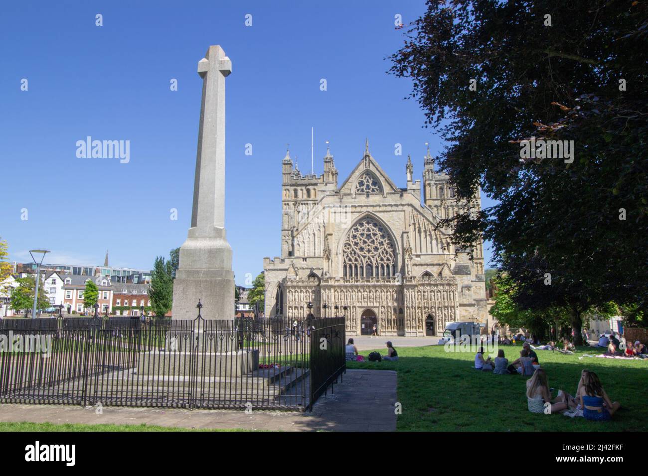 Exeter city wall hi-res stock photography and images - Alamy