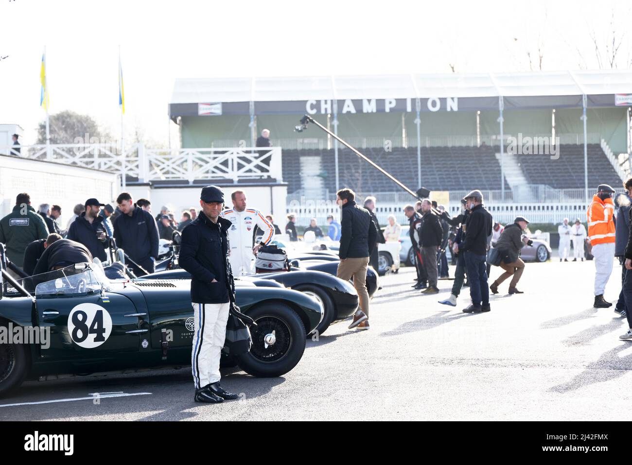 April 2022 - 1954 Jaguar XK140 'Gomm' of Rick Willmott at the Goodwood ...