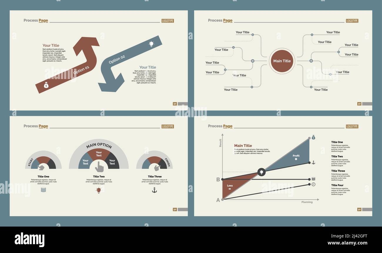 Infographic design set can be used for workflow layout, diagram, annual ...