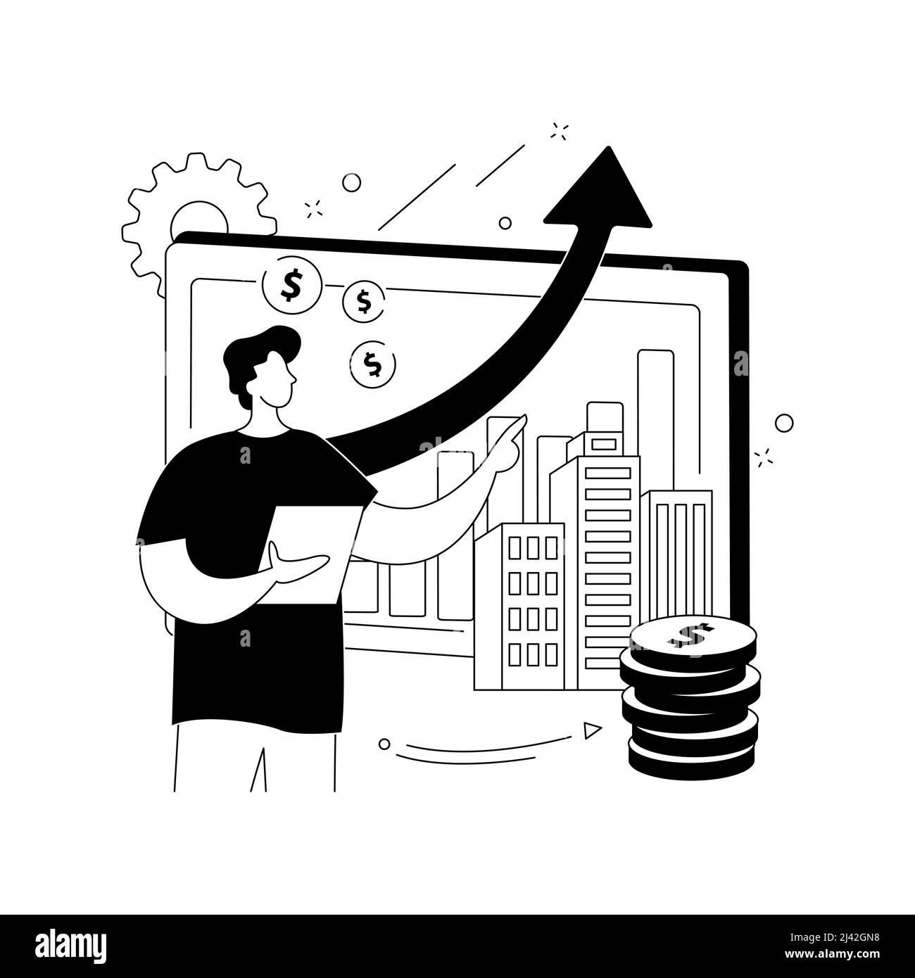 Building Investment Abstract Concept Vector Illustration Residential