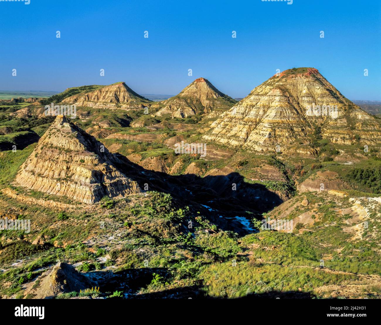 haystack buttes in the terry badlands wilderness study area near terry ...