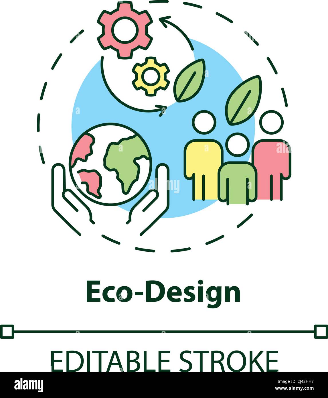 Eco-design concept icon Stock Vector Image & Art - Alamy