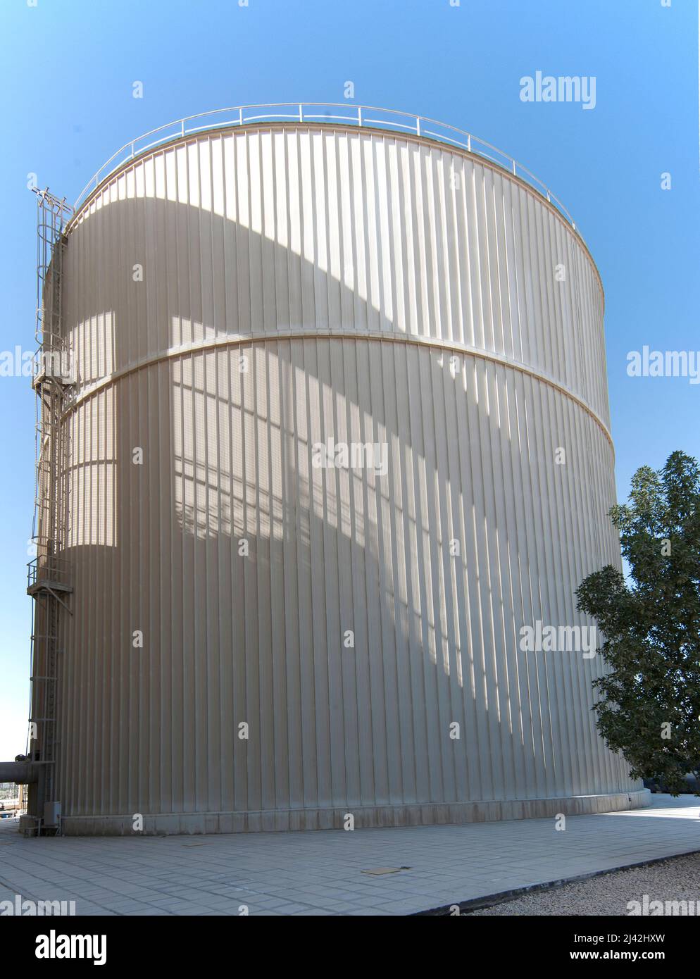 District cooling system water cooling tower Stock Photo - Alamy