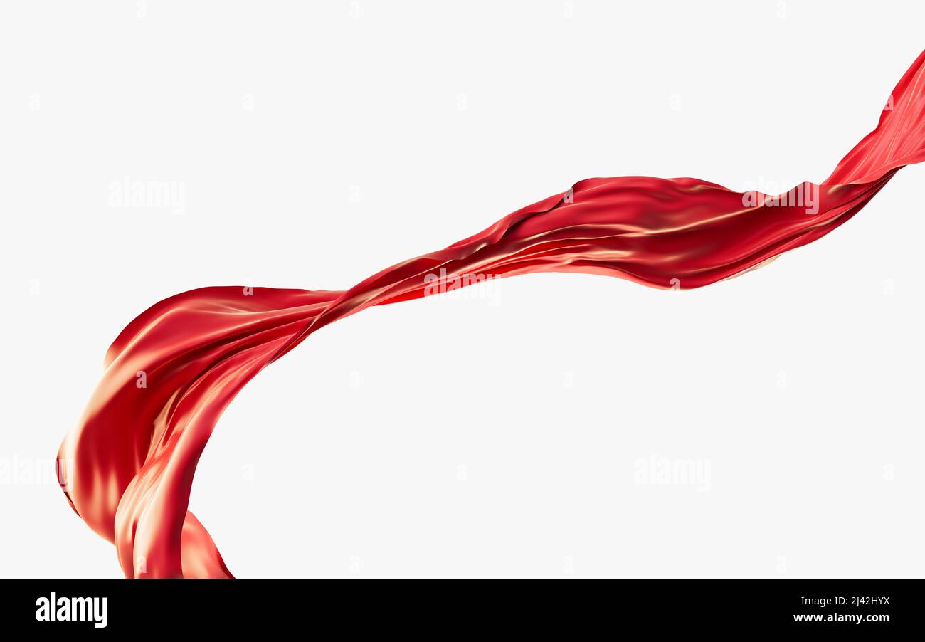 Crumpled silk cloth Cut Out Stock Images & Pictures - Alamy