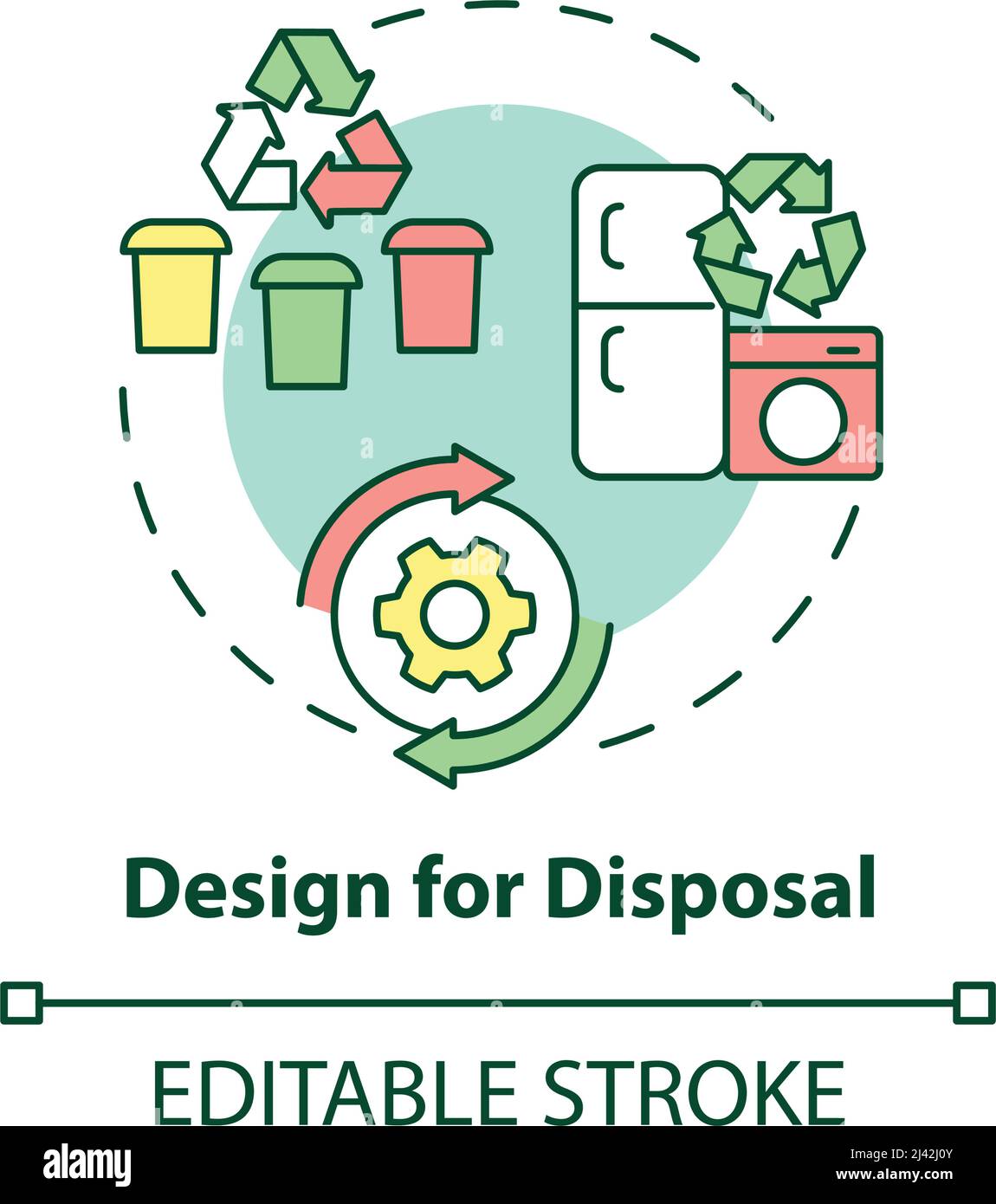 Refurbishing waste disposal Stock Vector Images - Alamy