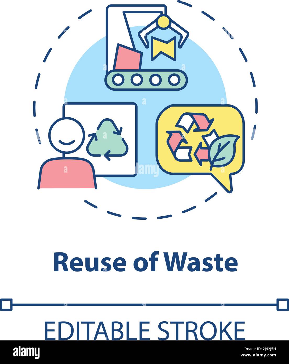 Reuse of waste concept icon Stock Vector Image & Art - Alamy Reuse of waste concept icon Stock Vector Image & Art - Alamy