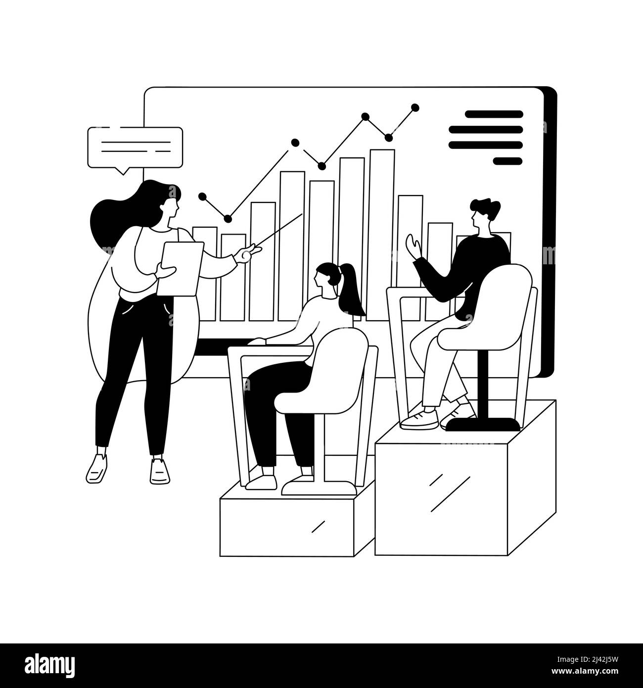 Internal education abstract concept vector illustration. Internal ...