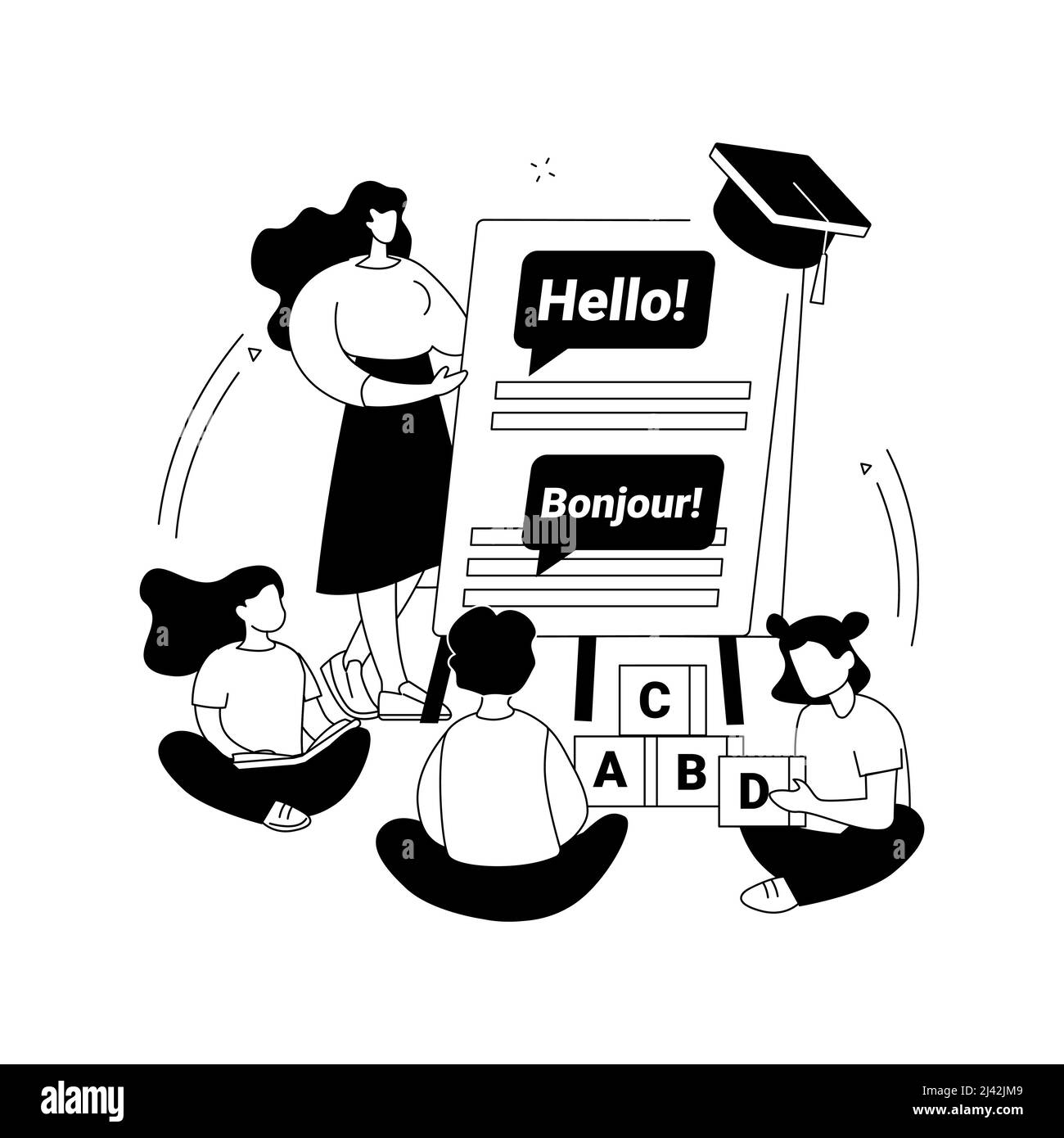Language immersion vector vectors hi-res stock photography and images ... Language immersion vector vectors hi-res stock photography and images ...