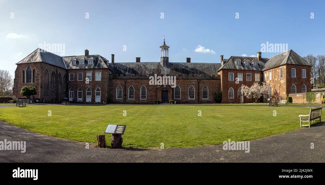 Exterior of Hartlebury Castle in Worcestershire, England Stock Photo ...