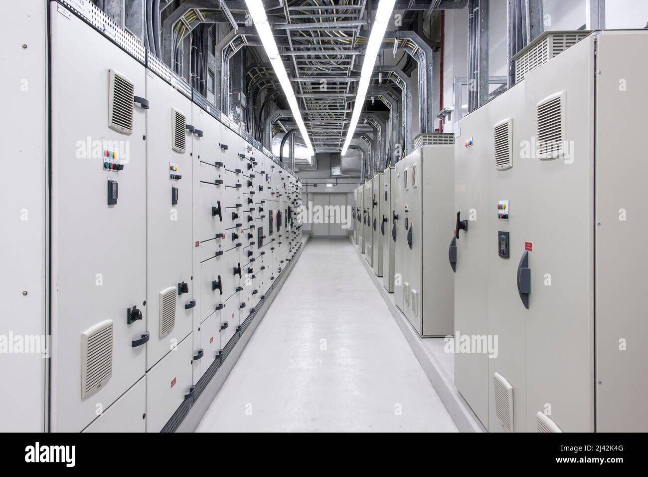 machinery control room cabinets Stock Photo - Alamy