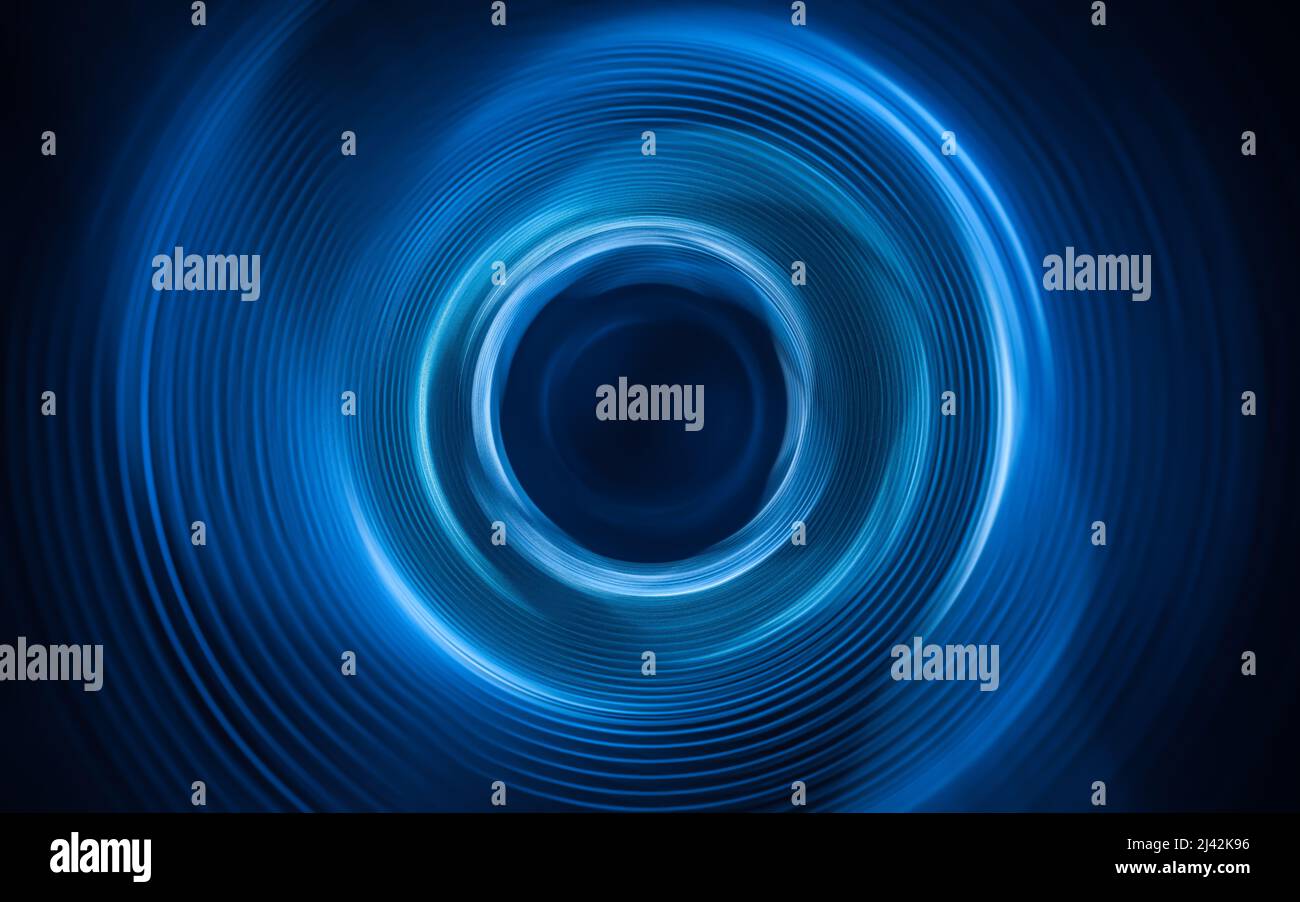 Flowing wave lines, curve pattern, 3d rendering. Computer digital ...