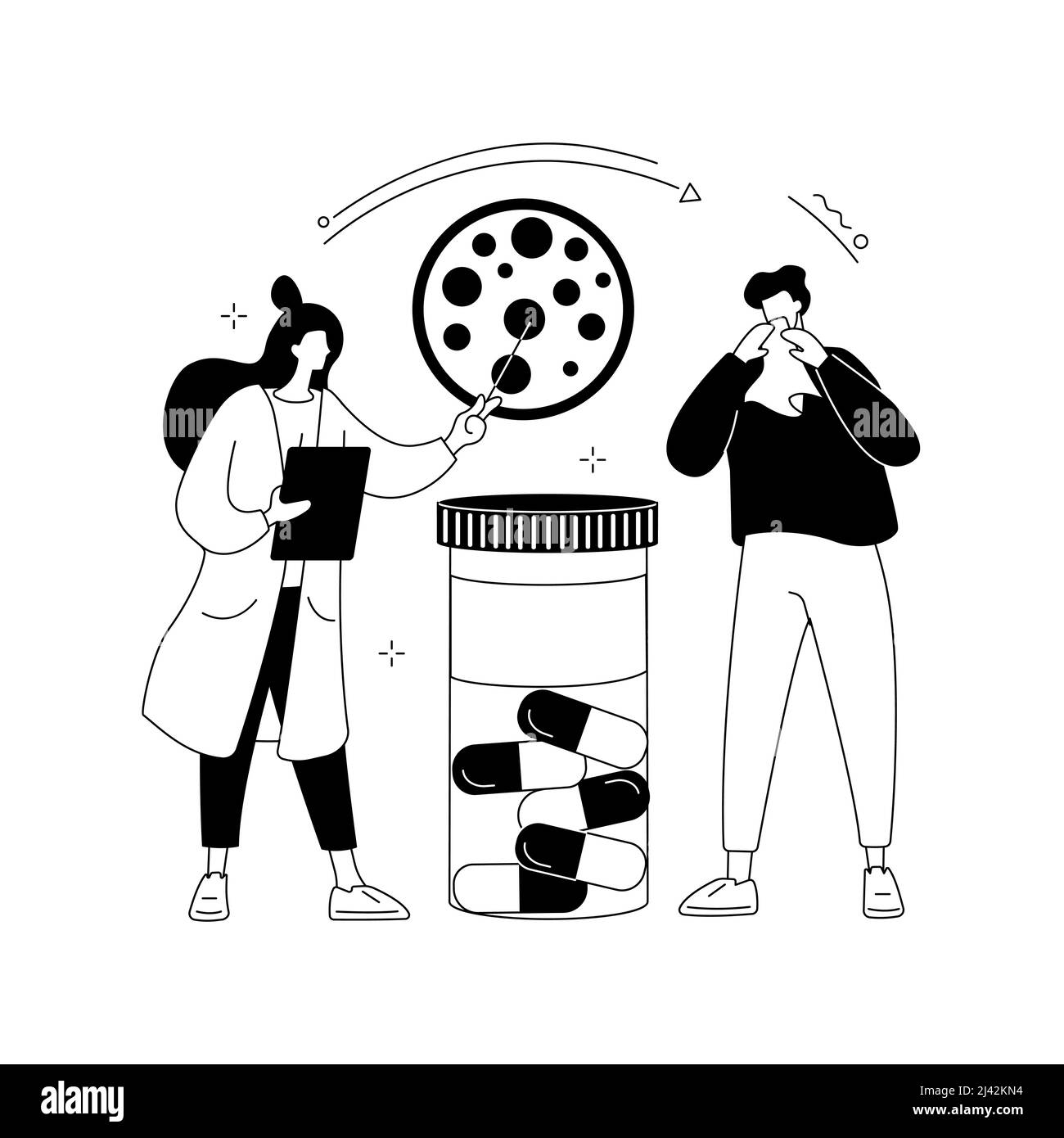 Illness seasonal Black and White Stock Photos & Images - Alamy