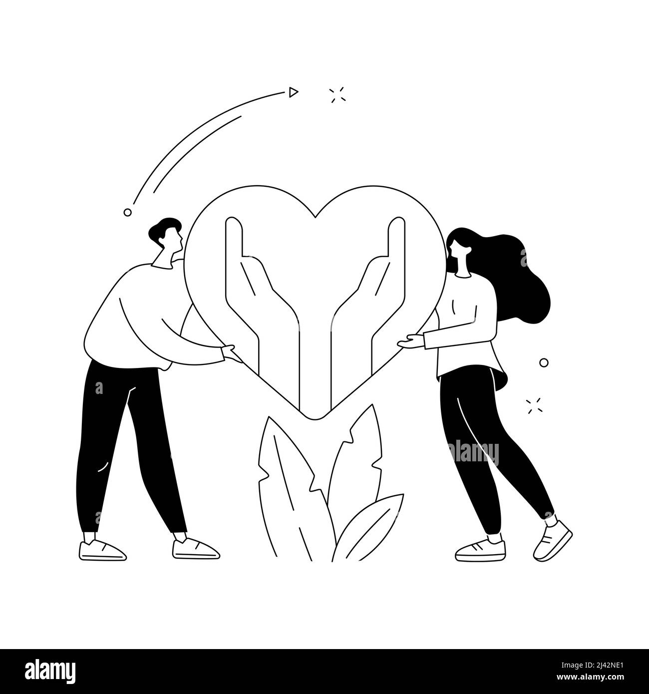 Responsibility abstract concept vector illustration. Managing position ...