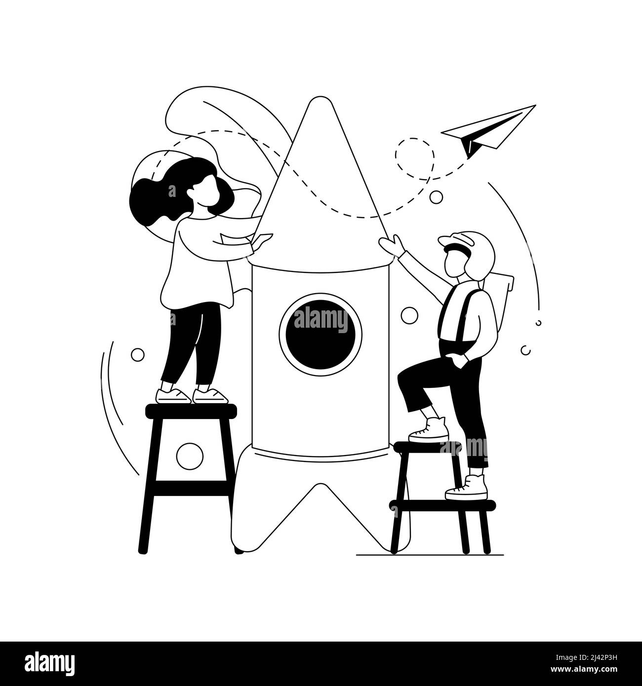 Child friendly area abstract concept vector illustration. Kid friendly ...