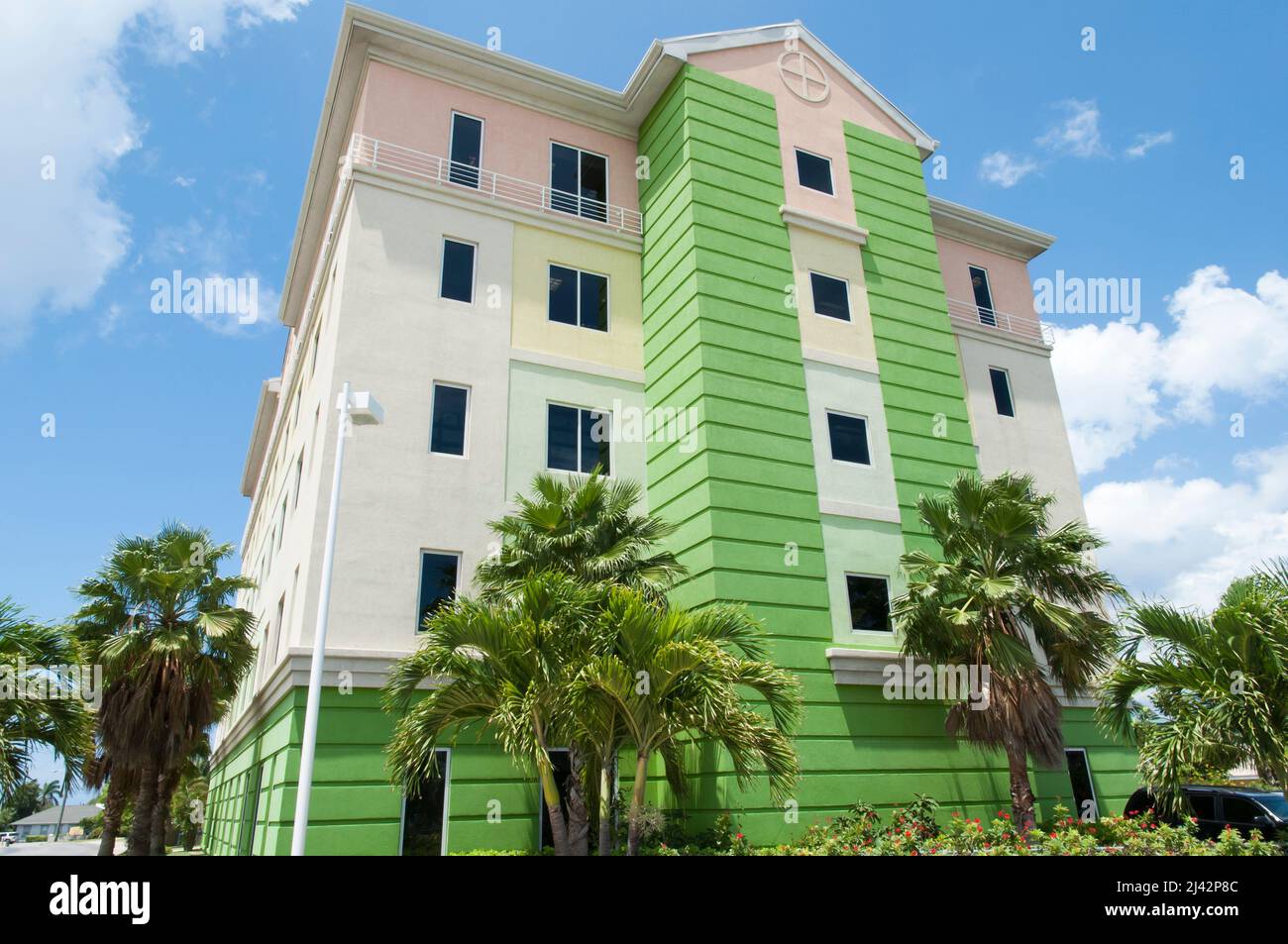 The tallest building on Grand Cayman island in George Town (Cayman ...