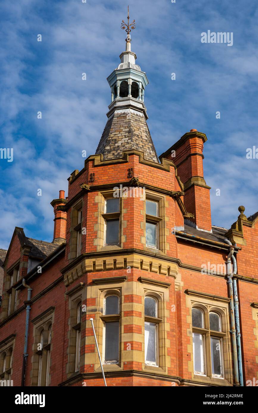 Beautiful old architecture in English city on a beautiful Spring ...