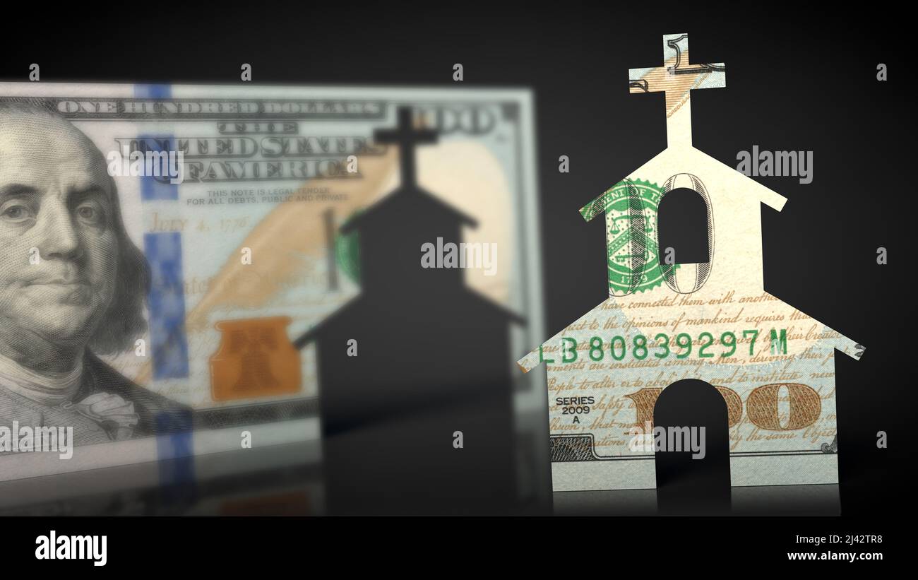 Church and money (US Dollar Stock Photo - Alamy