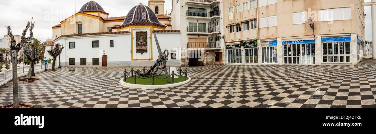 Balcon del Mediterraneo, views from, Benidorm, Spain Stock Photo - Alamy