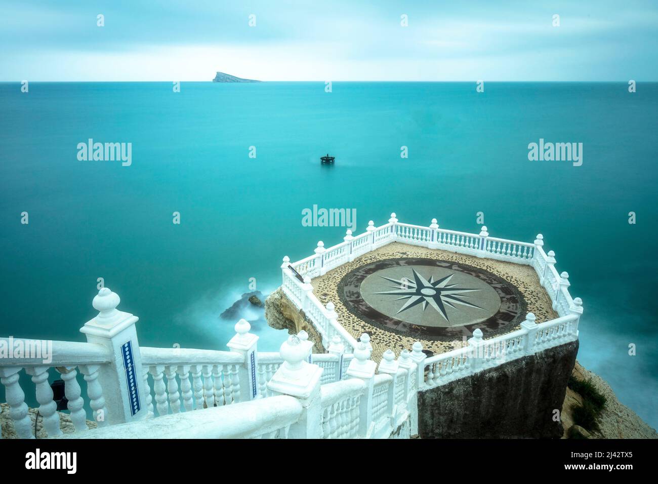 Balcon del Mediterraneo, views from, Benidorm, Spain Stock Photo - Alamy