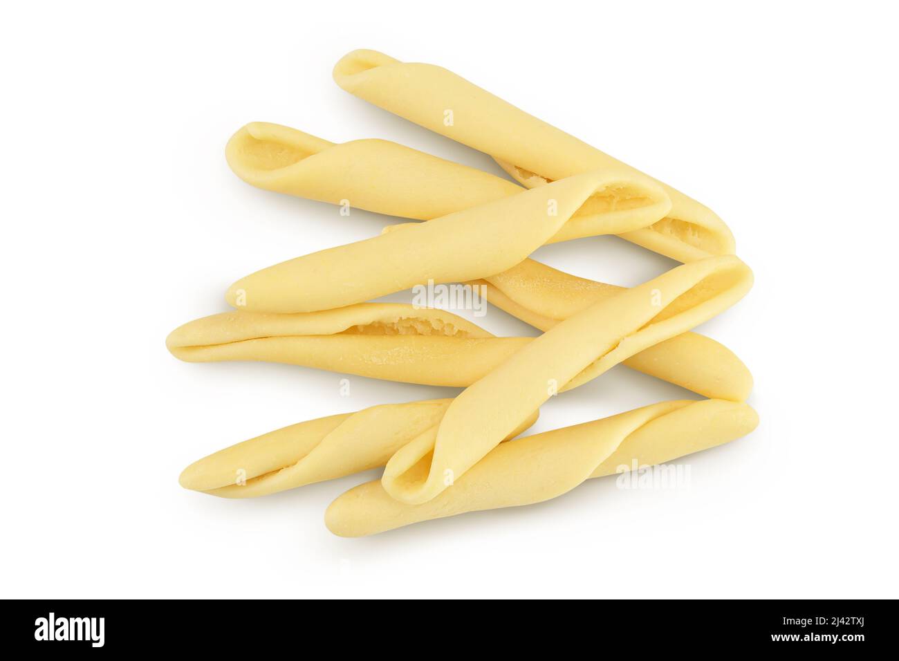 Typical Calabrian pasta called Maccheroncini also known as Maccheroni ...