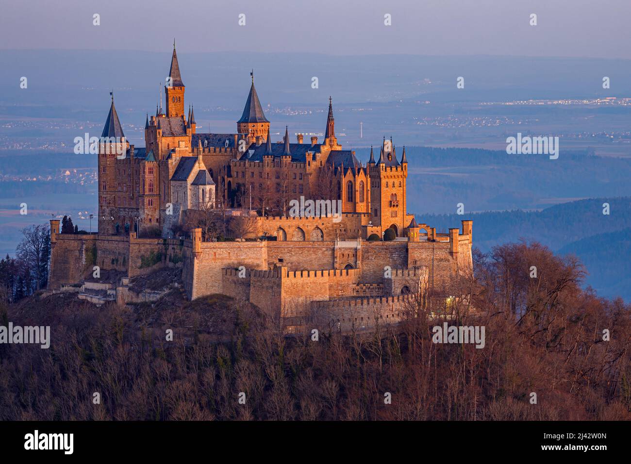 The Hohenzollern Castle in Germany Stock Photo - Alamy
