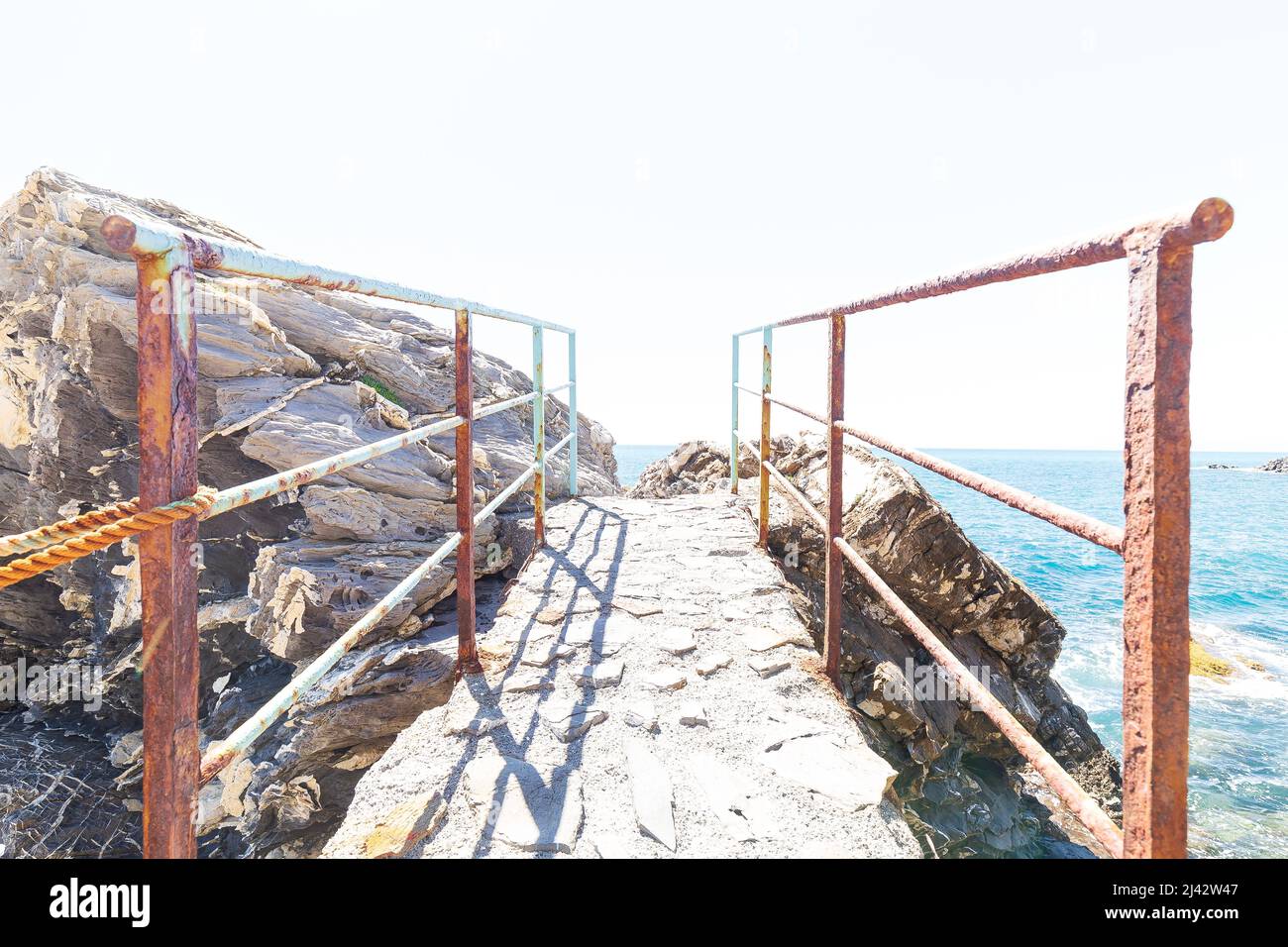 The beach of nervi village hi-res stock photography and images - Alamy