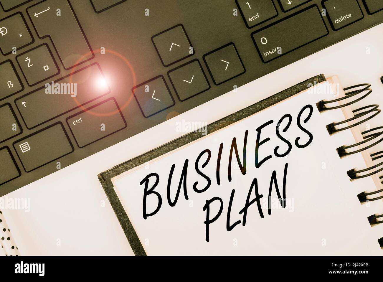 Handwriting Text Business Plan Word Written On Structural Strategy Goals And Objectives