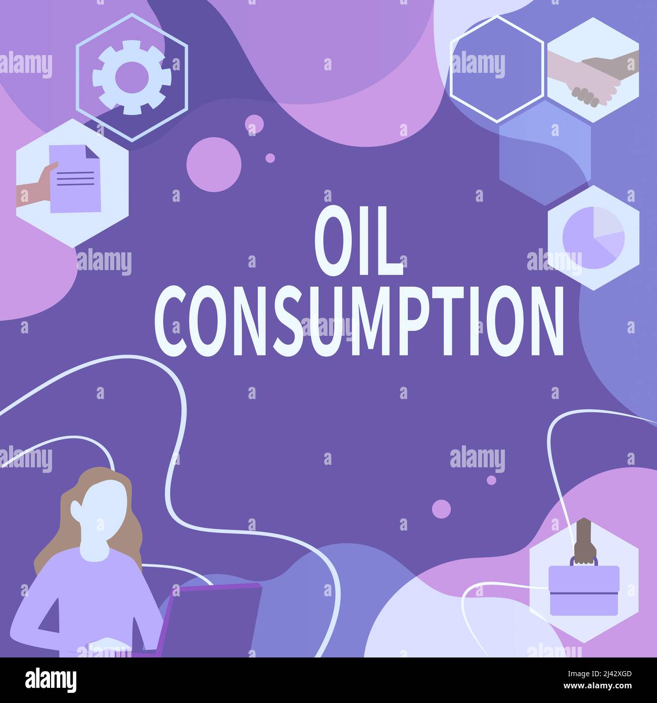 Conceptual display Oil Consumption. Word for This entry is the total ...