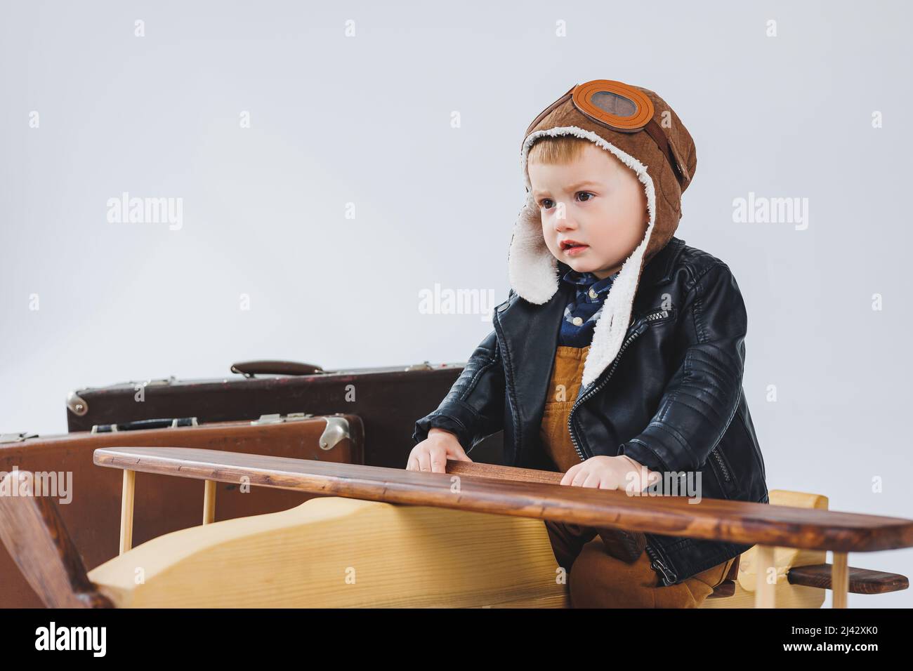Boy in pilot costume hi-res stock photography and images - Alamy