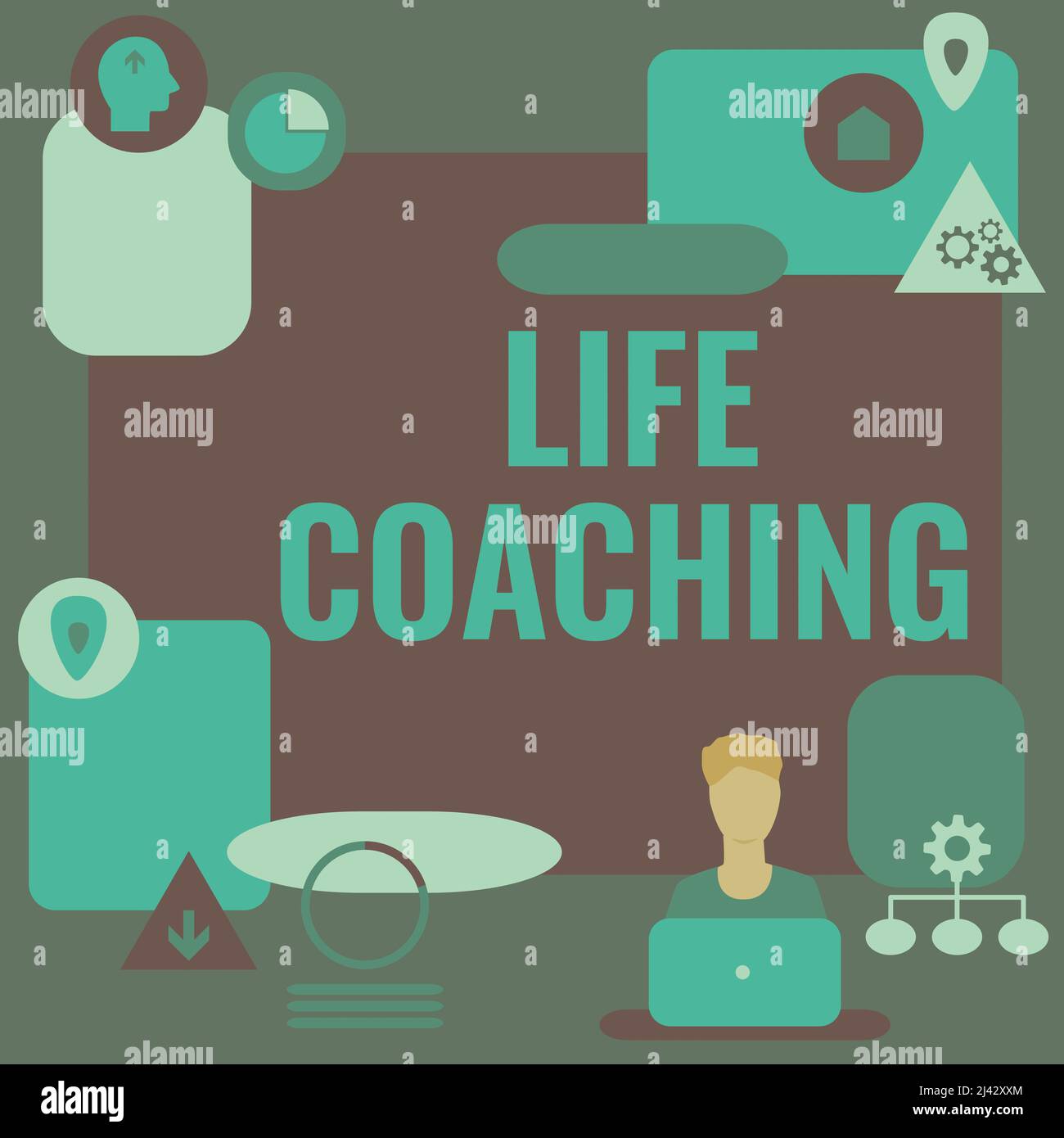 Sign displaying Life Coaching. Concept meaning Improve Lives by ...