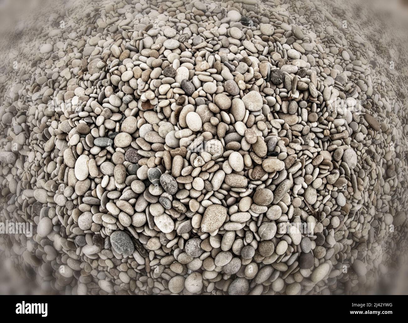 Random patterns in nature, small beach pebbles on the Costa Blanca ...