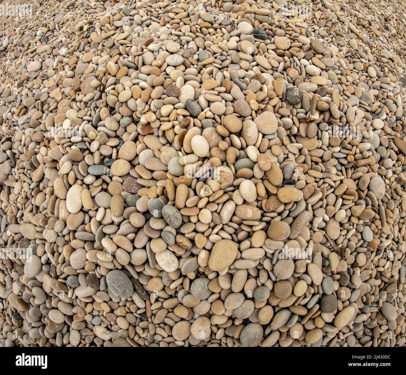 Random patterns in nature, small beach pebbles on the Costa Blanca ...