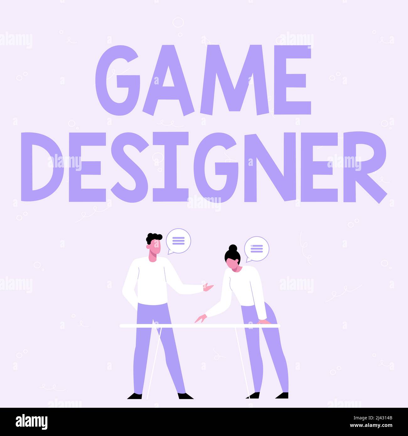 Writing displaying text Game Designer. Word for Campaigner Pixel ...