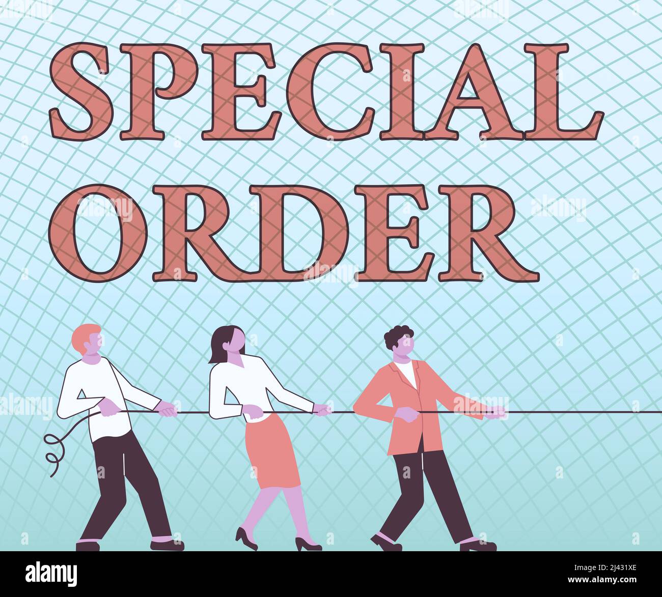 Conceptual display Special Order. Business concept Specific Item ...