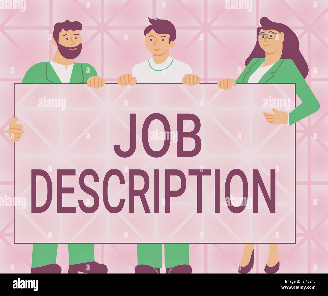 Inspiration showing sign Job Description. Business idea A document that ...