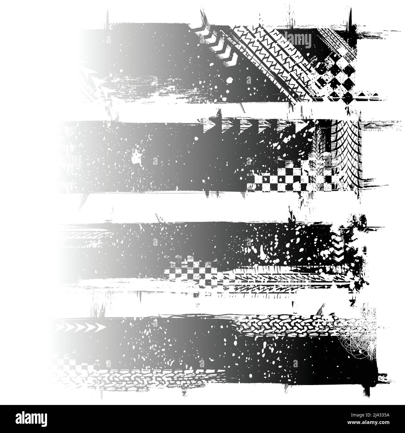 Gradient grunge race track frames set Stock Vector Image & Art - Alamy